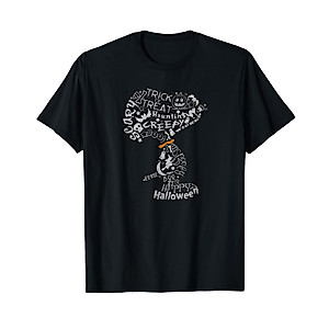 Peanuts Halloween Snoopy Silhouette T-Shirt