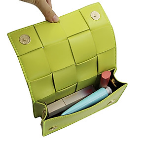 RARITYUS Women Leather Crossbody Handbag Purse Small Shoulder Messenger Bag Clutch Wallet Square Bag with Fur Ball