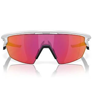 Oakley Unisex Sunglasses Matte White Frame, Prizm Field Lenses, 36MM