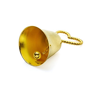 4 Pieces Heart-shaped Bell Place Card Holders Photo Holder Table Card Holders Memo Photo Stands Holder for Table Numbers, Restaurant Menu, Weddings, Party Decoration (Golden)