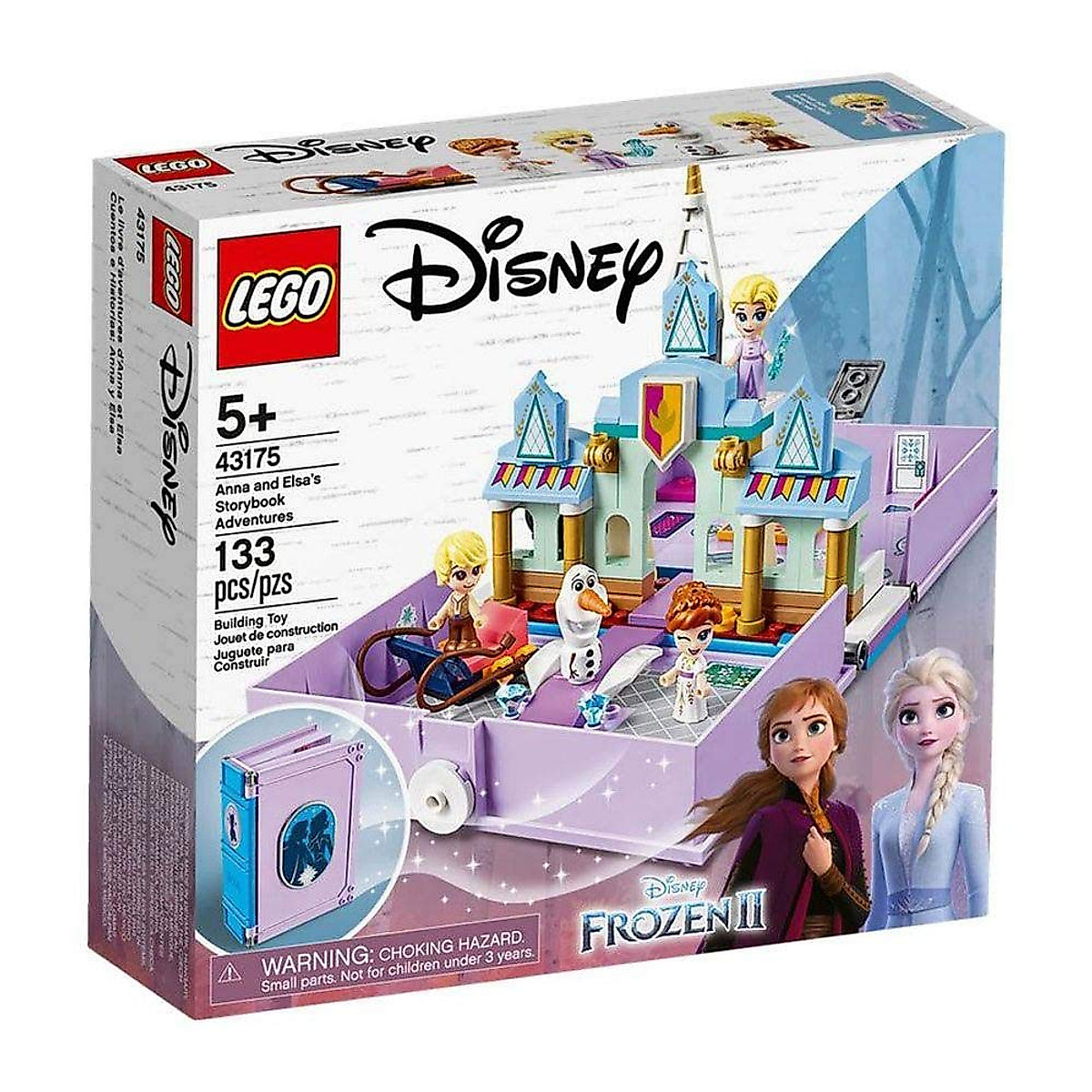 LEGO Disney Anna and Elsa’s Storybook Adventures 43175 Creative Building Kit for Fans of Disney’s Frozen 2 (133 Pieces)