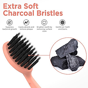 Replacement Toothbrush Heads with Covers for Burst (8 Count, Black)