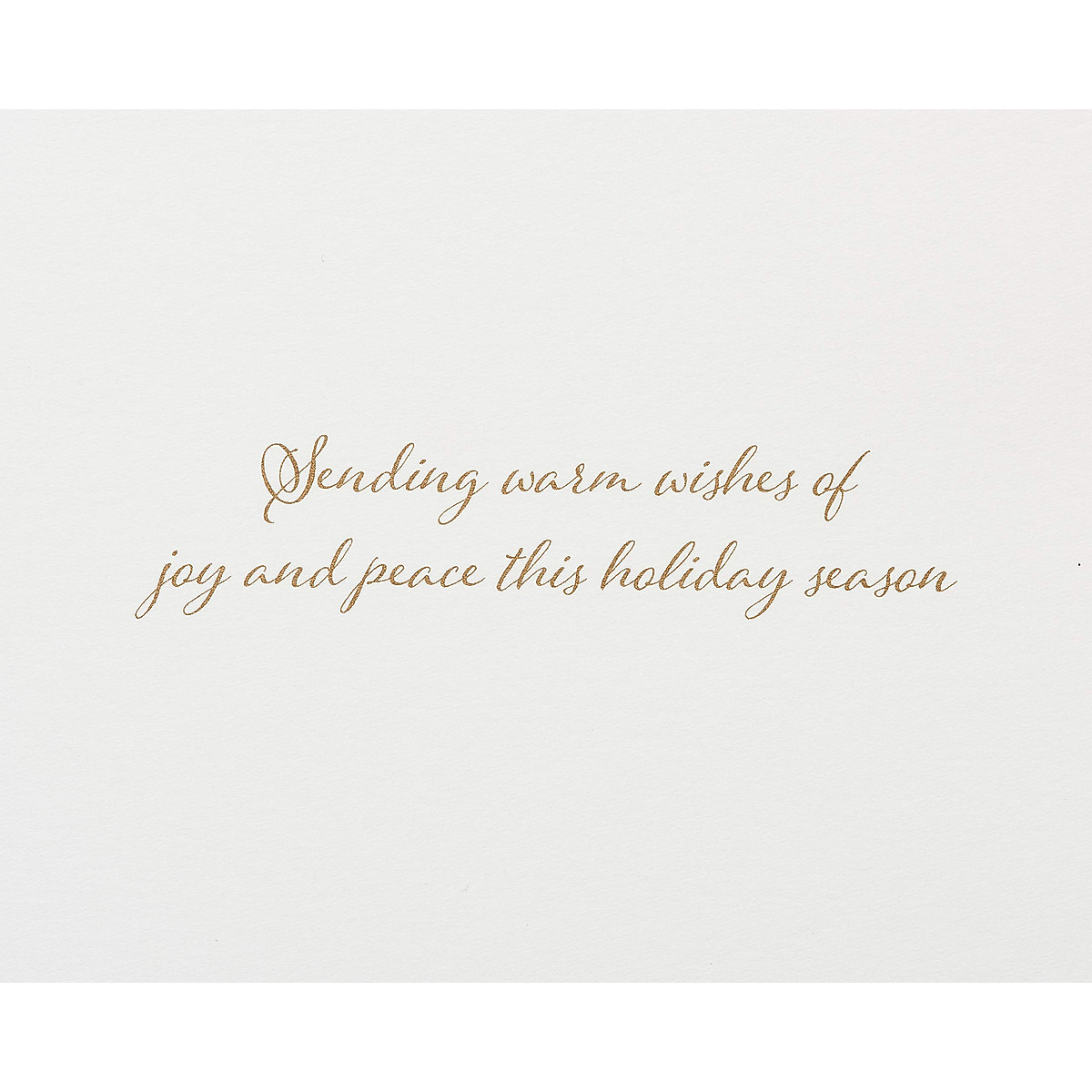 Papyrus Holiday Cards Boxed with Envelopes, Warm Wishes, Gold Reindeer (12-Count)