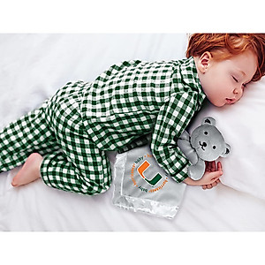 Baby Fanatic Gray Security Bear - NCAA Miami Hurricanes - Officially Licensed Snuggle Buddy