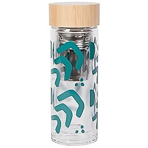 Danica Studio Echo Sustain Double Walled Glass Tea Infuser Boittle 12 oz
