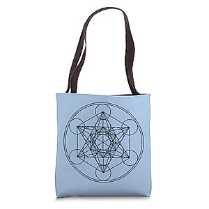 Sacred Geometry Symbol Yoga Spirituality Math Metatron Zen Tote Bag
