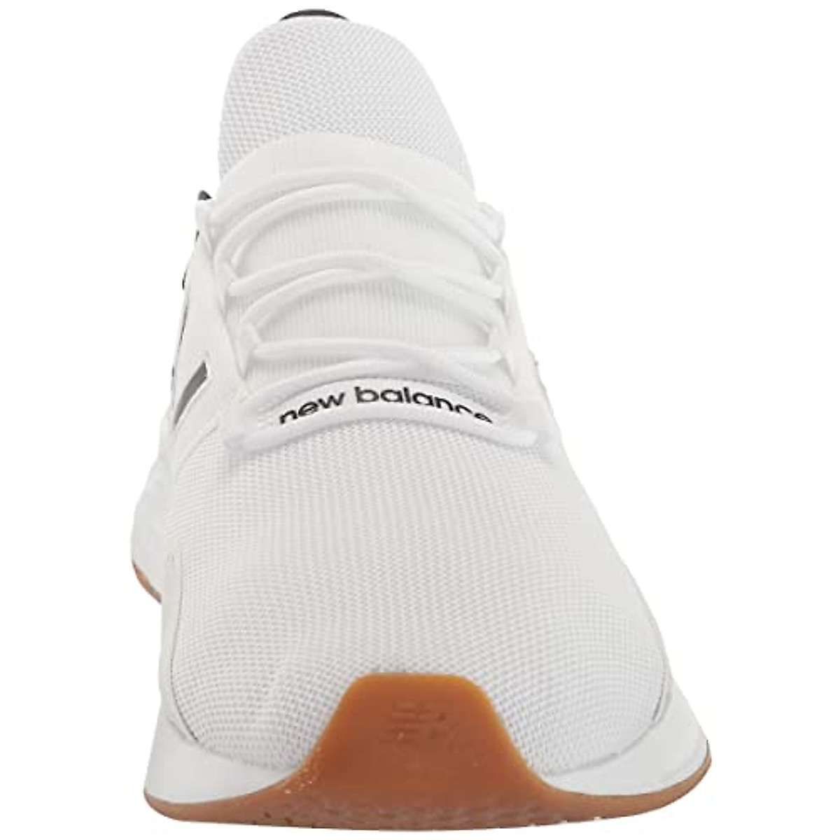 New Balance Men's Fresh Foam Roav V1 Running Shoe, White/Eclipse, 12