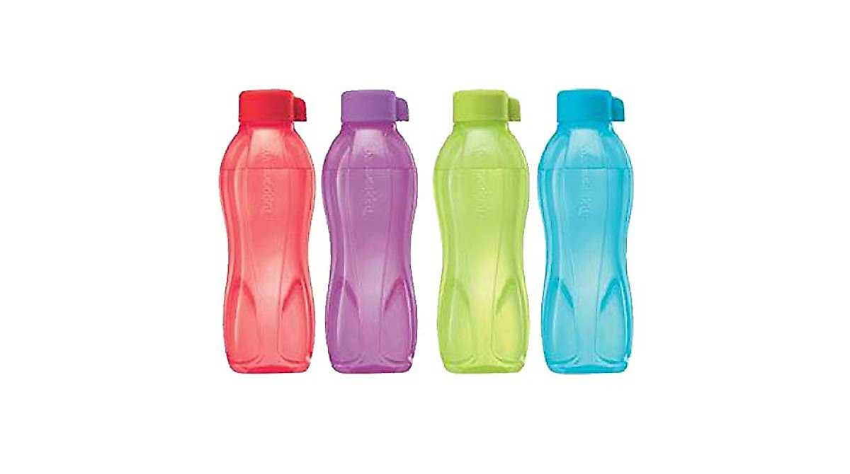 Tupperware Aqua Safe ECO Sports Bottles - Set of 4