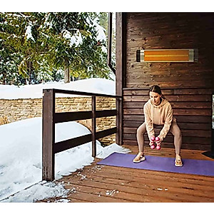 UFO S-15 Wall Mounted Infrared Heater | 1500-Watt | Thermostat | Energy Efficient Heater