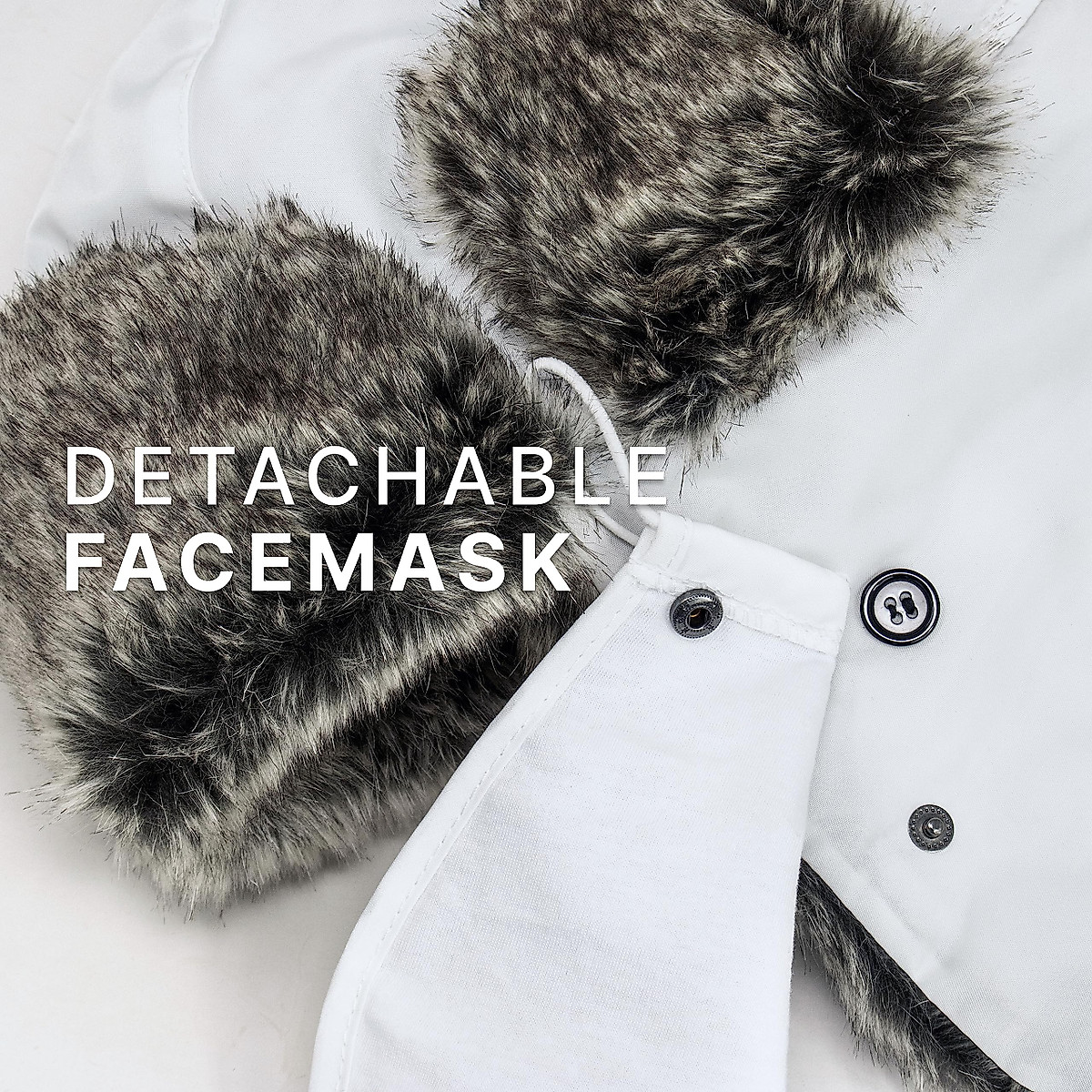 CHOK.LIDS Waterproof Winter Trappers Unisex Premium Strength Ushanka Ear Flap Chin Strap Cold Weather Outdoor (Black)