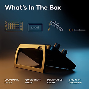 Loupedeck Live S - The Streaming Console for Desktop Productivity, Full Stream Control and Content Creation with Customizable LED Touchscreen Buttons, Dials and RGB Buttons, Works with PC and Mac