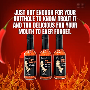 Steve-O's Original Hot Sauce | Garlic Habanero Hot Sauce (5 oz)