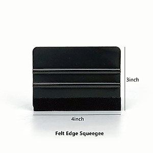 Umaki Car Graphics Vinyl Install Tools Kit with 5M Vinyl Wrap Cutting Tape, Cutter Knife, Vinyl Squeegee and Cleaning Cloth, for Safely Design Graphics Decals Line, 7 Piece