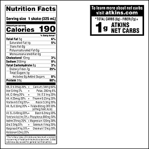 Atkins Creamy Vanilla PLUS Protein Shake, 30g Protein, 7g Fiber, 1g Net Carb, 1g Sugar, Keto Friendly, Low Carb, High Protein Drink, 12 Count