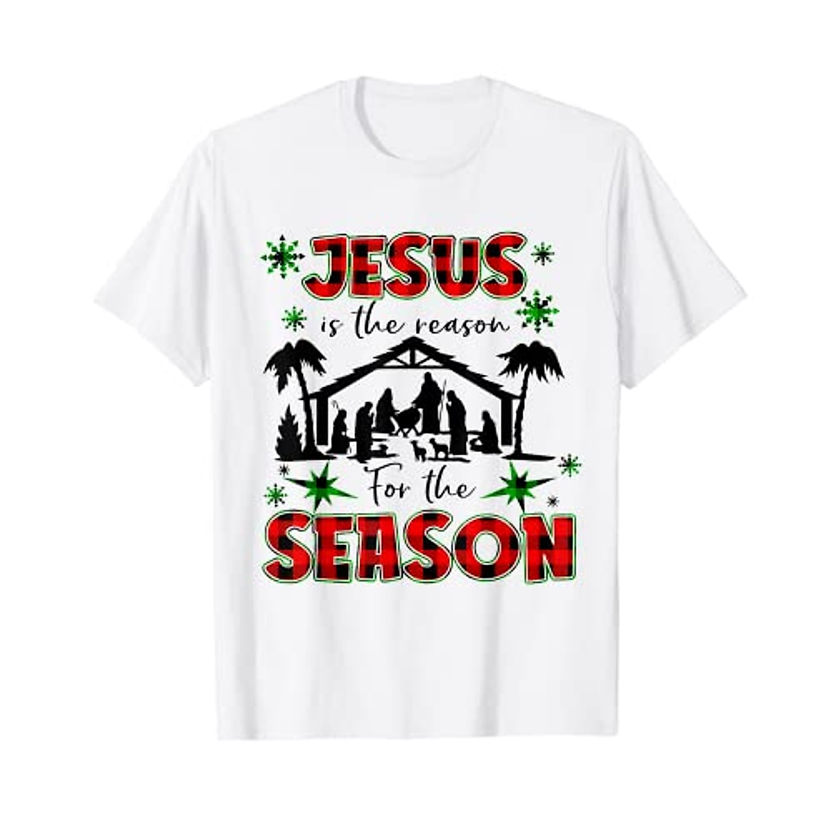 Christian Jesus The Reason Christmas Stocking Stuffer Gifts T-Shirt