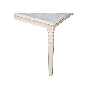 IC International Concepts Unfinished Square Juvenile Table, Solid Wood Craftsmanship, Perfect for Kids' Activities and Learning, Easy to Assemble, Ideal for Playrooms and Classrooms