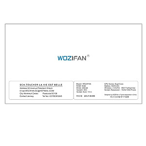 WOZIFAN 14" Laptop 6GB RAM 256GB SSD Traditional Laptops Computer Win 11 Full Metal 2.4G+5G WiFi BT 4.2 1920x1080 FHD with Wireless Mouse for Work Study Entertainment-Red