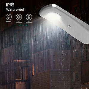 SMARTCITYNOMO Solar Street Lights Outdoor Waterproof - Dusk to Dawn Outdoor Yard Lighting with Motion Sensor, Remote Control, 6500K Daylight 2500lm, Area Flood Light for Parking Lot, Driveway