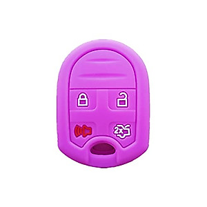 Silicone Key Fob Case Cover Skin Key Jacket for Expedition F150 F250-350 Explorer Navigator Trunk Lincoln MKS MKX MKZ