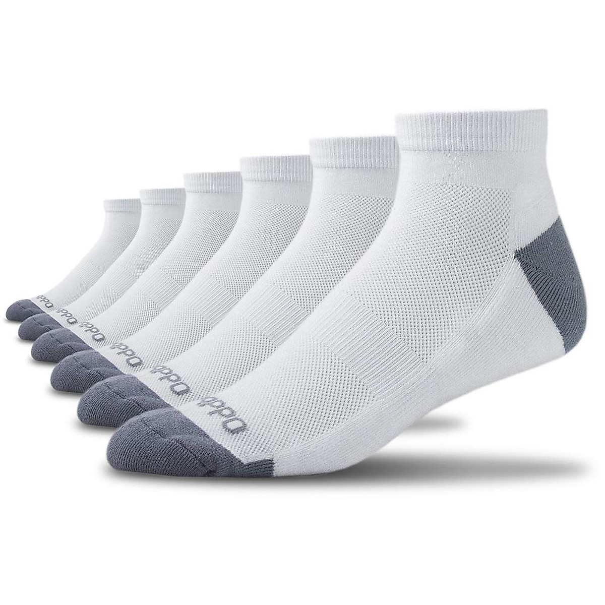 Oddball Performance Running Socks XXL (Men's size 15-18) (3-Pack) (white)