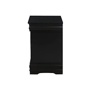 ACME Furniture Louis Philippe Nightstand, Black, One Size