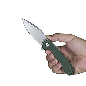 KUBEY Calyce KU901G Pocket Knife Durable D2 Blade and Ergonomic Handle with Deep Carry Pocket Clip