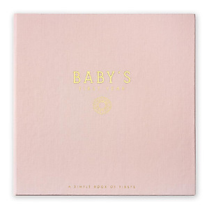 Lucy Darling Baby Memory Book, Luxury Baby First Year Book & Photo Album for Baby Boy/Girl, Keepsake Baby Books & Journals, Gender Neutral Memories & Milestone Book, Pregnancy Gift - Wildflower Meadow