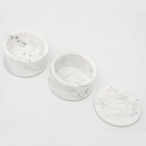 JIMEI Marble Jewelry Box Organizer Two-Tier Resin Storage Container with Removable Lid for Ring Necklace Bracelet Earrings, Rings and Accessories