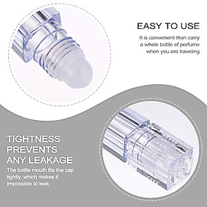 Beaupretty 10pcs Lip Gloss Tubes Empty Lip Gloss Containers Plastic Clear Mini Refillable Lip Balm Eyeliner Mascara Bottles Reusable Lipstick Wand Transparent