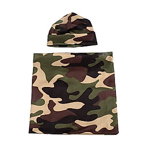 Galabloomer Baby Receiving Blanket Camouflage