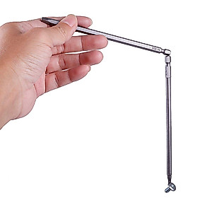 Rocaris 7 pcs 1/4 Inch Hex Shank Long Magnetic Square Head Screwdriver Bits Set Power Tools SQ1, SQ2, SQ2.5, SQ2.7, SQ3, SQ4, SQ5 For Poket Hole Jig- 6 inch Length