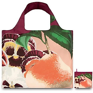 LOQI Botany Pear Reusable Shopping Bag, Multicolor