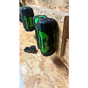 StealthMounts Battery Holder Compatible with EGO 56V (4 Pack) - Black | StealthMounts Battery Mounts for EGO | Mount for EGO 56V | Made in the UK