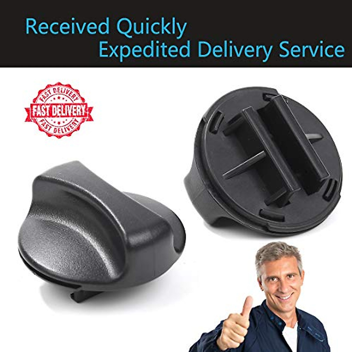 Reyhoar 2186494B Refrigerator Water Filter Cap Replacement Part - Compatible with Whirlpool & Kenmore & Kitchenaid Refrigerators - Replaces WP2186494B, 2186884B, 2186494TG, 4392866, 4392870