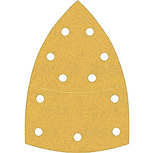 Bosch Professional 10x Expert C470 Sandpaper (for Hardwood, Paint on Wood, 102x62, 93 mm, Grit 180, Accessories Multi Sander)