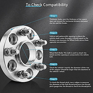 MOTORHOT 2Pcs 20mm Wheel Spacers Adapters 5x112mm to 5x114.3mm 5 Lug Hub 14x1.5 Studs 10 Lug Nuts Replacement for Audi 2008-2014 Mercedes-Benz 1994-2014 Maybach 2005-2012