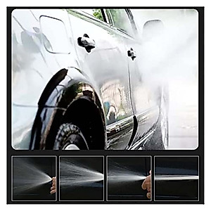 YANGPING HONGHUAER High Pressure Water Spray Gun Washing Machine Car Washing Machine Garden Watering Hose Nozzle Sprinkler Foam Cleaning Water Gun (Color : EU Plug)