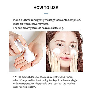 ETUDE SoonJung pH 6.5 Whip Cleanser 5.1 fl. oz. (150ml) 21AD | Soft Bubble Hydrating Vegan Facial Cleanser for Sensitive Skin | Fragrance-Free Low-pH Korean Cleansing Wash | K-Beauty | Vegan