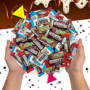 Assorted Chocolate Candy Bars - HERSHEY’S, MILKY WAY (3 Pound Bag - Approx. 90 Count)