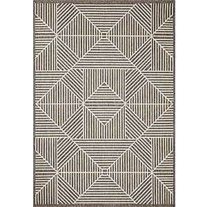 Loloi II Rainier Collection RAI-03 Natural/Ivory, Indoor/Outdoor 2'-2" x 3'-9" Accent Rug