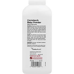 Leader Cornstarch Baby Powder, Baby Fresh Scent, 15 oz (Pack of 2)