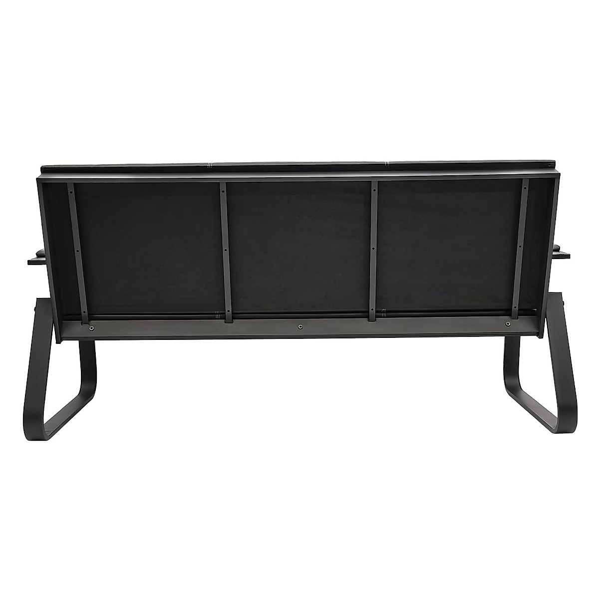 MIMODA Waiting Room Reception Bench, Lobby Reception Chairs with Armrest Office Guest Conference Chairs for Clinic Office Airport Barber Salon Bank, 3 Seat