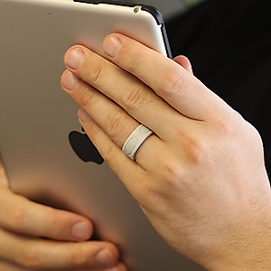 Rinfit Silicone Rings for Men - Silicone Wedding Bands Sets for Him - 4Love Collection Rubber Wedding Rings - Patented Design - SetP, Size 11