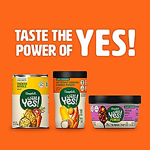 Campbell's Well Yes! Sipping Soup, Sweet Corn and Roasted Poblano Soup, Vegetarian Soup, 11.1 Oz Microwavable Cup (Case of 8)