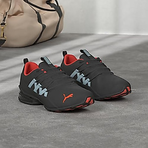 PUMA Womens Riaze Prowl Cross Trainer, PUMA Womens Black-Ignite Pink-Aquamarine, 10