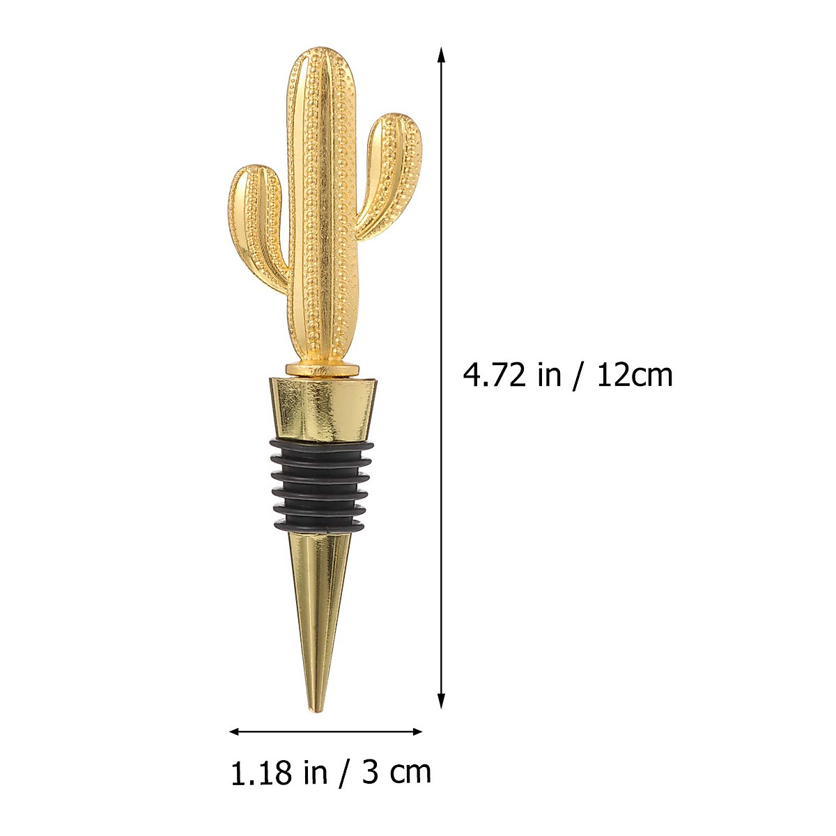 SOIMISS 2pcs Cactus Wine Stopper Champagne Stopper Gift Souvenirs Fancy Plant Wine Bottle Stopper for Bar Restsurant Home Wedding Christmas Party