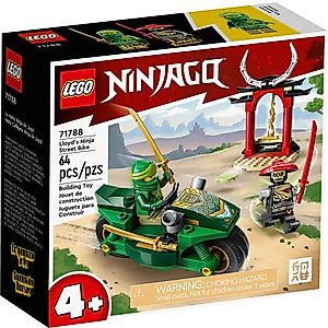 LEGO NINJAGO Lloyd’s Ninja Street Bike 71788, Motorbike Toy for Preschool Kids 4 Plus Years Old, Easy-to-Build Beginners Learning Set for Juniors, Gift Idea