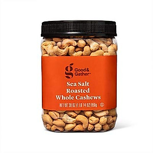 Good & Gather Sea Salt Roasted Whole Cashews 30oz