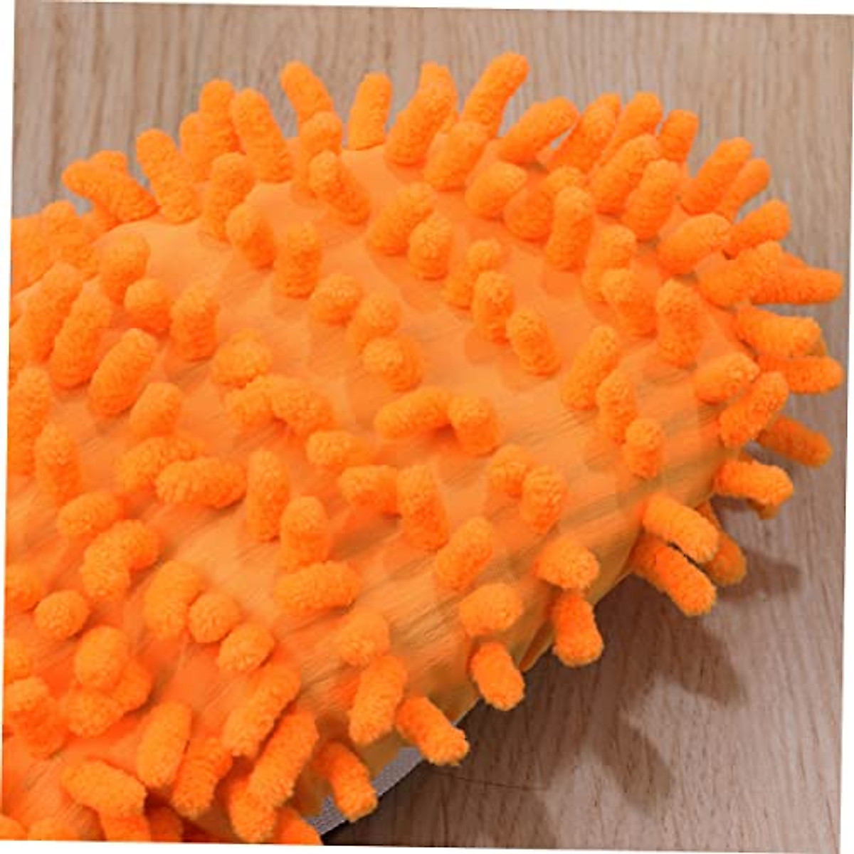 Cleaning Mop 4 Pcs Floor Cleaner Mop Cleaning Mops Floor Mops Slippers Lazy Mop Slippers Floor Cleaning Slipper Lay Shoe Cover Orange Washable The Lazy Dust Mop Slipper Mop Cap