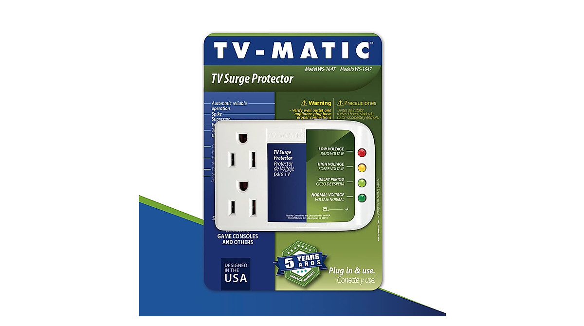 Electronic Surge Protector for TV and Gaming Devices | Safeguard ...